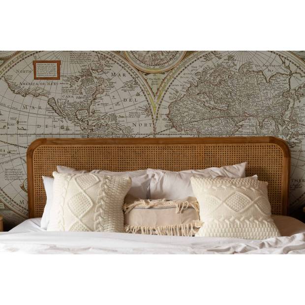 Panoramique Historical Map en Lin - Coordonné - La Maison Bineau